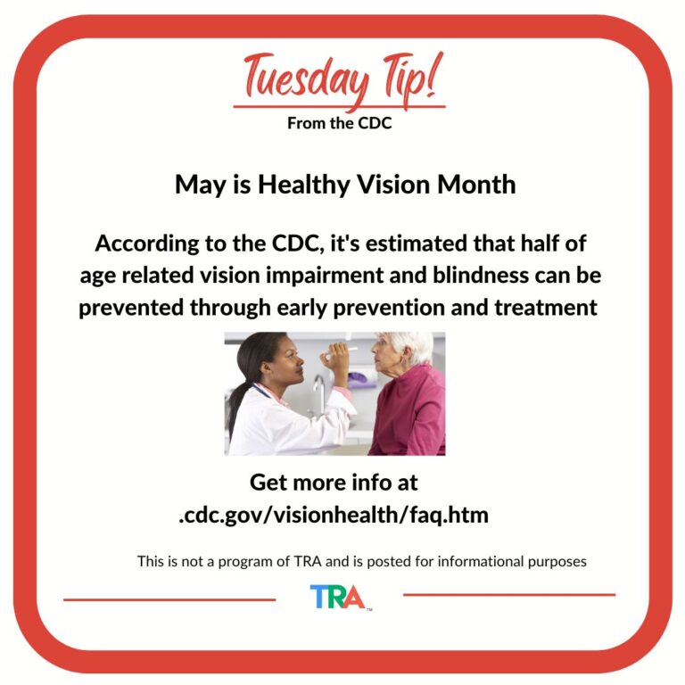 May is Healthy Vision Month - TRA