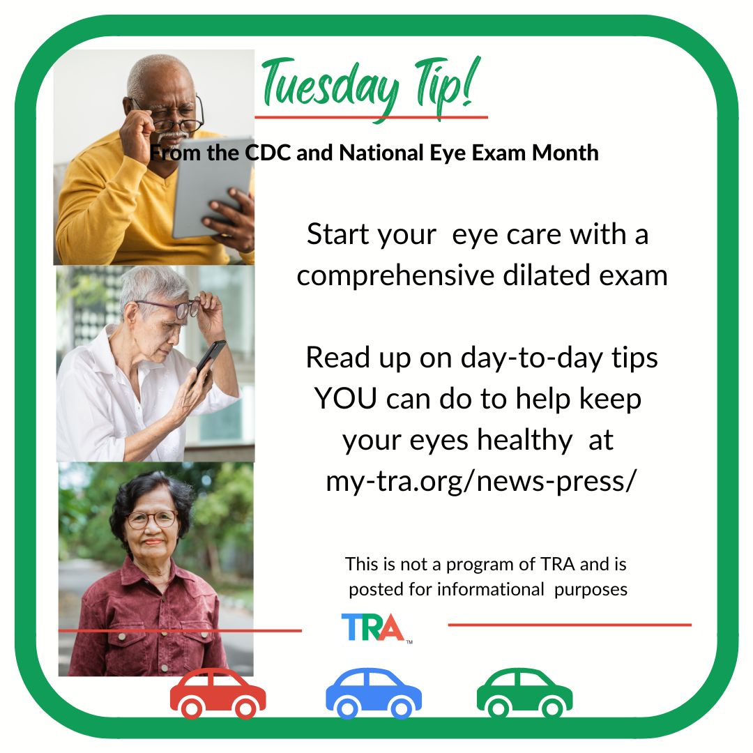 August is National Eye Exam Month - TRA