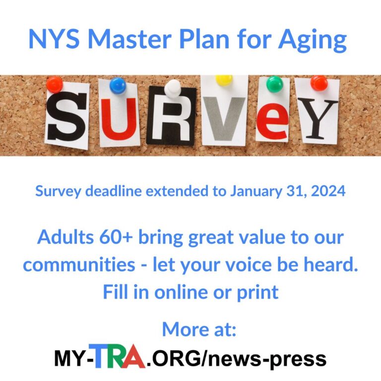 New York State Master Plan for Aging - TRA