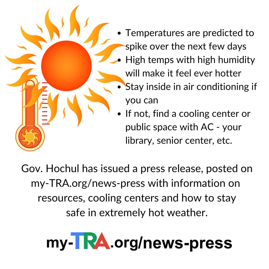 Resources and Safety Tips for Extreme Heat - TRA