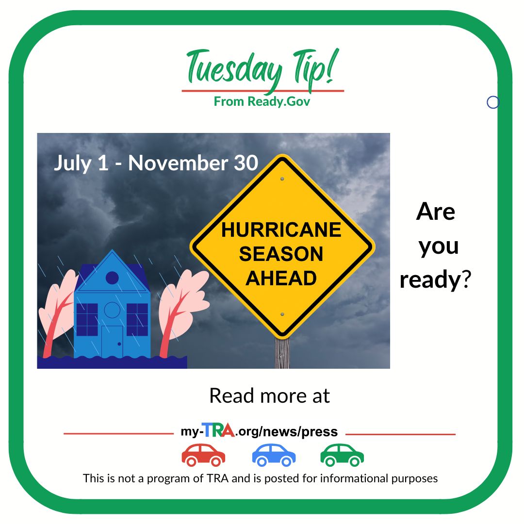 Hurricane Season has Arrived - TRA
