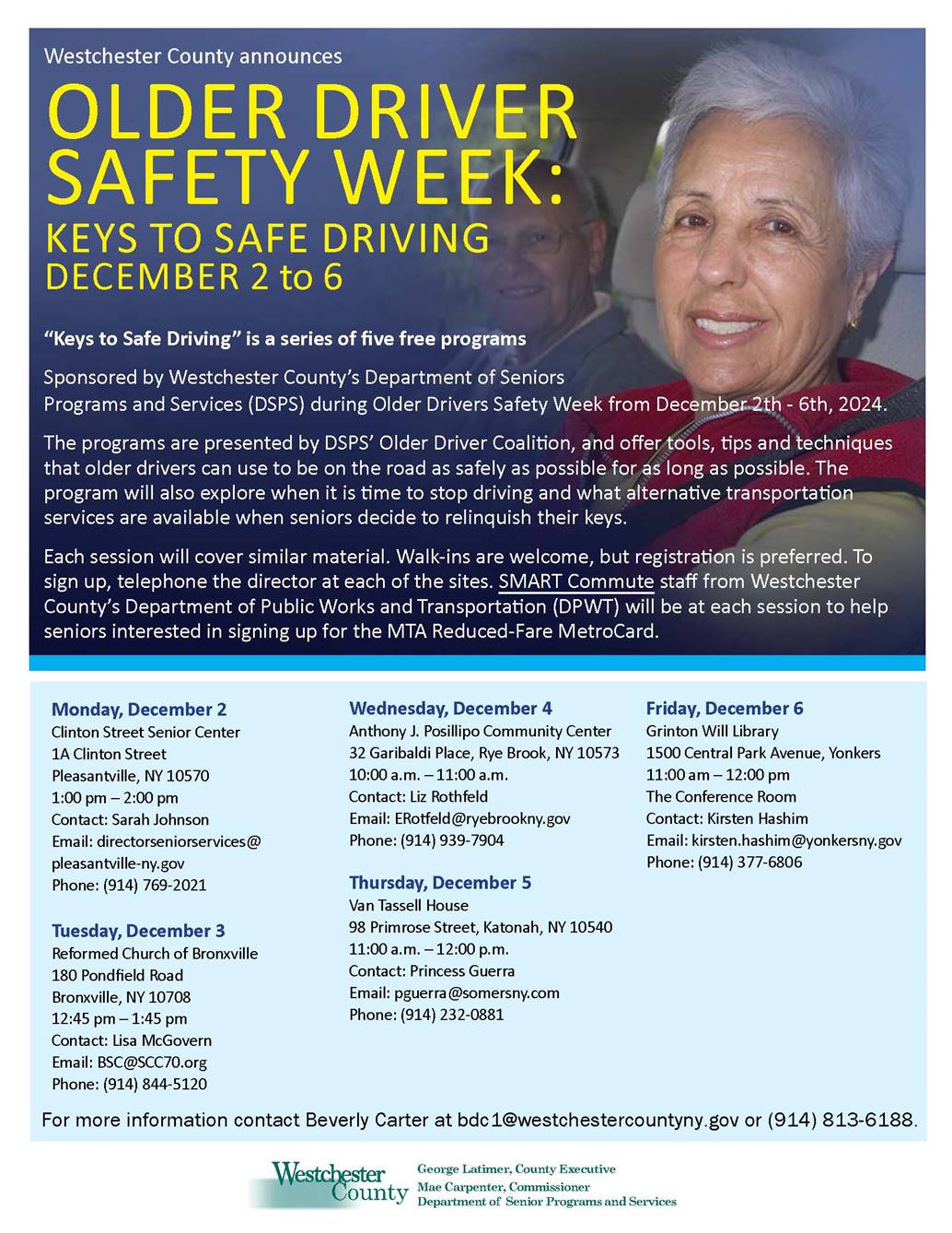 Older Driver Safety Week (link) - TRA